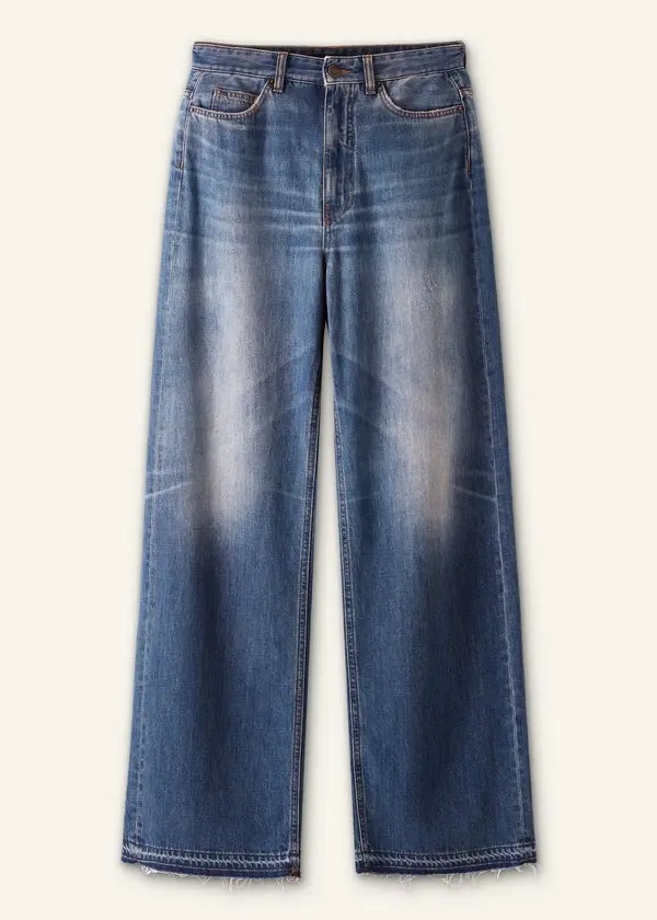 ME+EM Distressed Baggy Jean