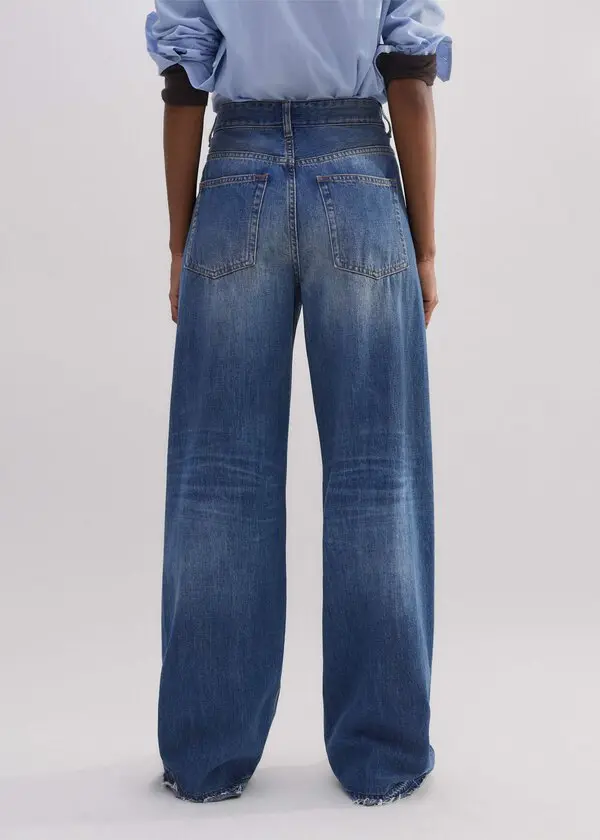 ME+EM Distressed Baggy Jean