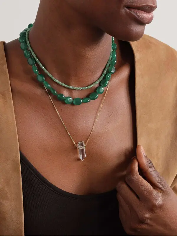 Jia Jia Arizona Emerald Quartz Necklace - Green
