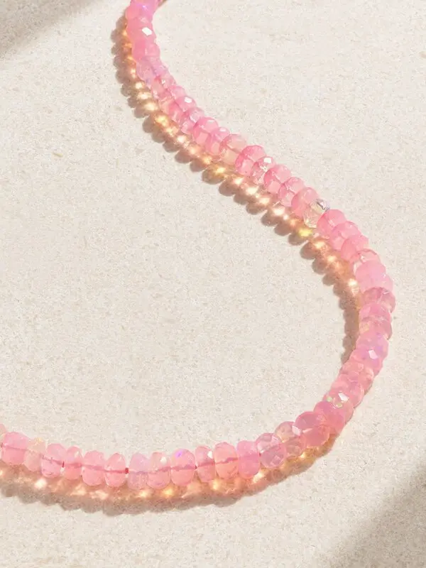 Jia Jia 14-karat Gold Opal Chain Necklace