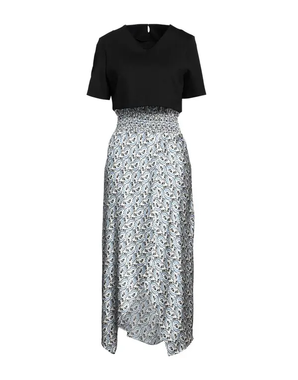 Maje Midi Dress With Floral Print