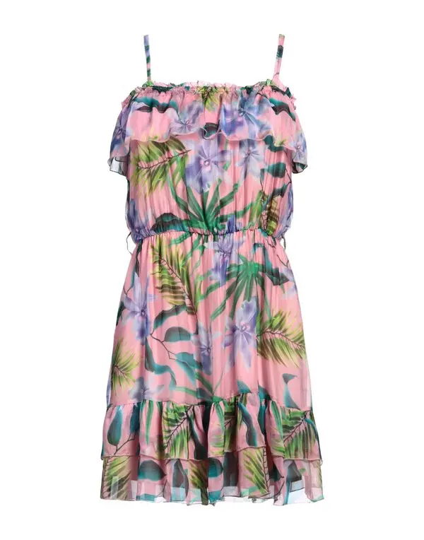Liu Jo Mini Floral Print Flared Dress