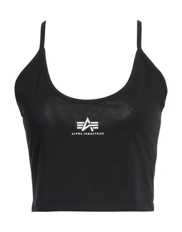 Alpha Industries Cropped Sleeveless Jersey Top