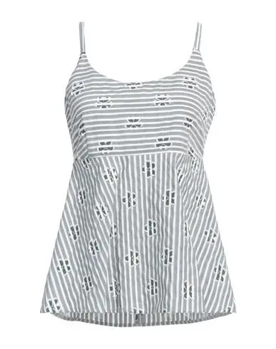 TRUSSARDI Peplum Top With Floral Appliqués