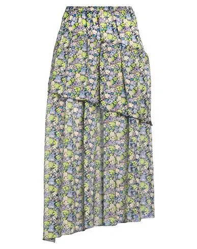 Maje Floral Print Midi Skirt