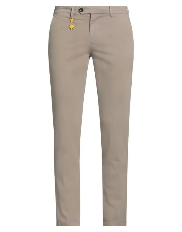 MANUEL RITZ Cotton Stretch Chino Pants - Beige