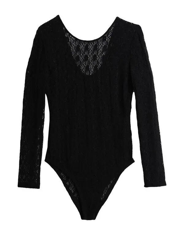 Maje Bodysuit With Lace
