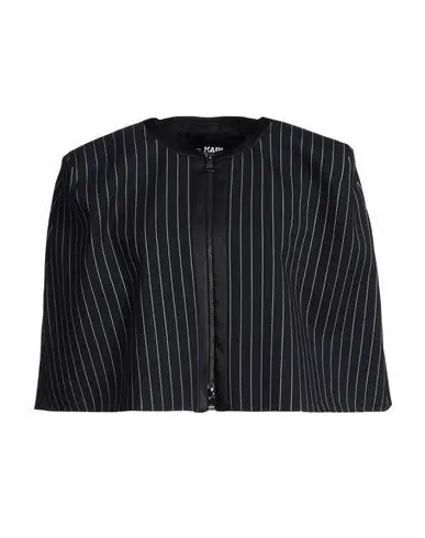 Karl Lagerfeld Pinstriped Cape