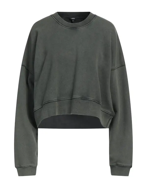 Aspesi Cotton Crewneck Sweatshirt - Green