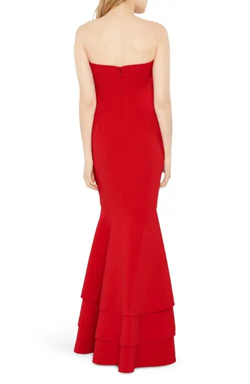 Likely Levi Rosette Strapless Gown