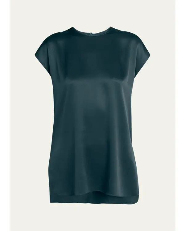 Giorgio Armani Short Sleeve Blouse - Forest
