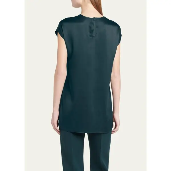Giorgio Armani Short Sleeve Blouse - Forest