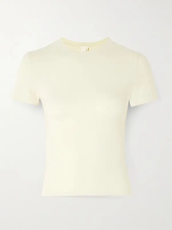 SKIMS Stretch-cotton Jersey T-shirt