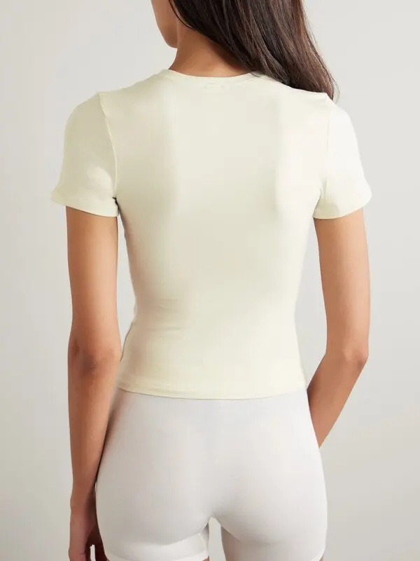 SKIMS Stretch-cotton Jersey T-shirt