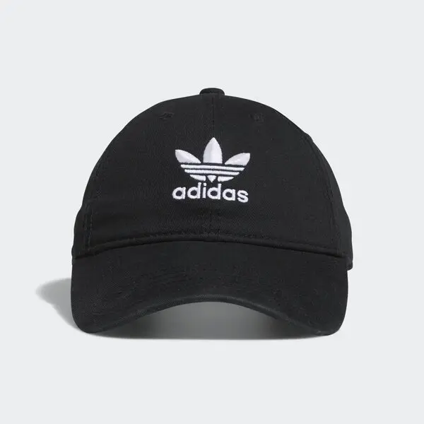 Adidas Relaxed Strap-back Cap - Black / White