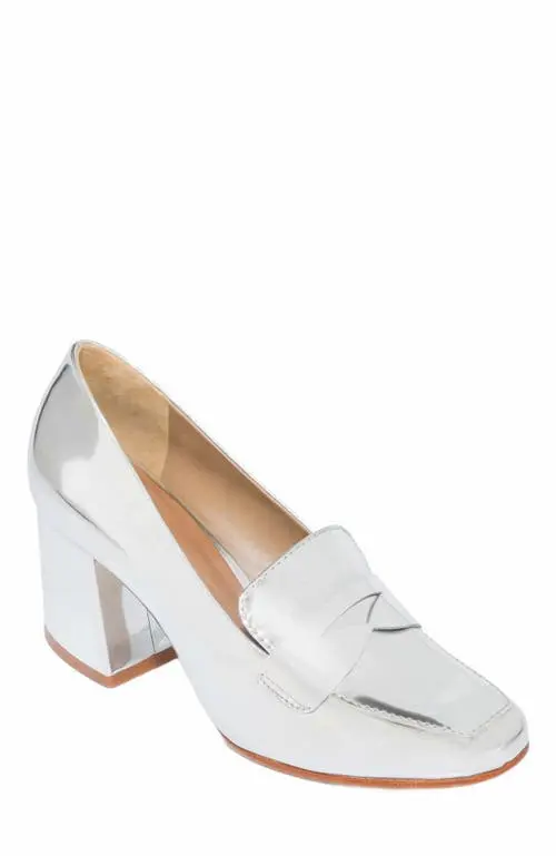 Bernardo Nessa Block Heel Loafer Pumps