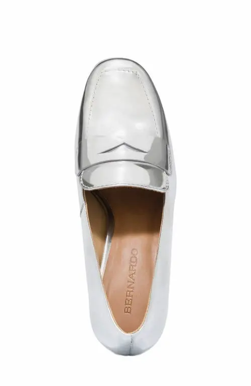 Bernardo Nessa Block Heel Loafer Pumps