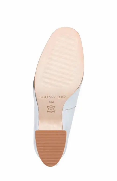 Bernardo Nessa Block Heel Loafer Pumps