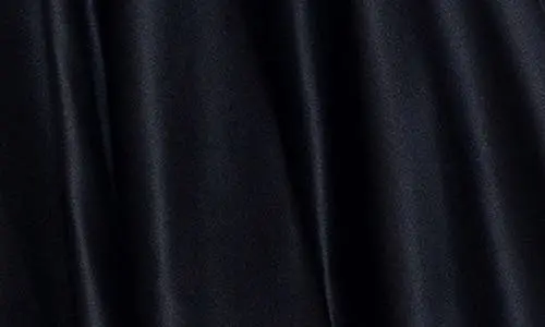 BLONDIE NITES Strapless Satin Mini Dress - Black