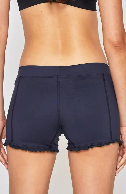 L'ETOILE SPORT Lace Trim Short - Navy