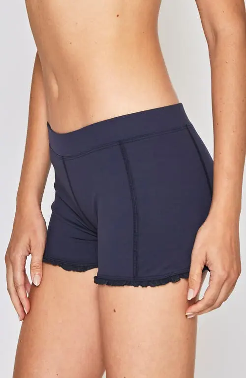 L'ETOILE SPORT Lace Trim Short - Navy