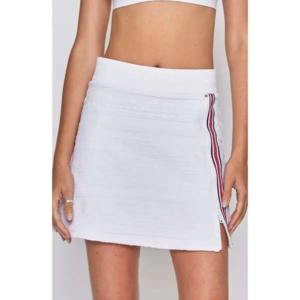 L'ETOILE SPORT Side Zip Skort - White