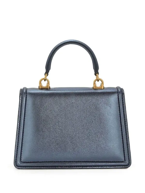 Dolce & Gabbana Small Devotion Leather Bag - Blue