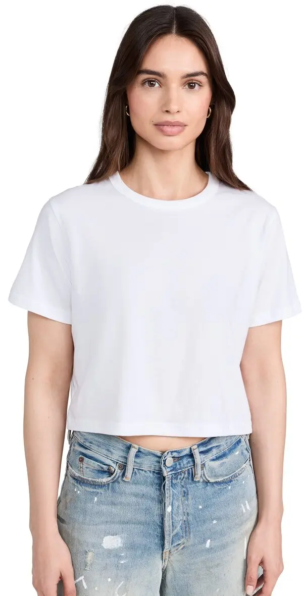 Sold Out NYC Cropped Perfect Tee - White