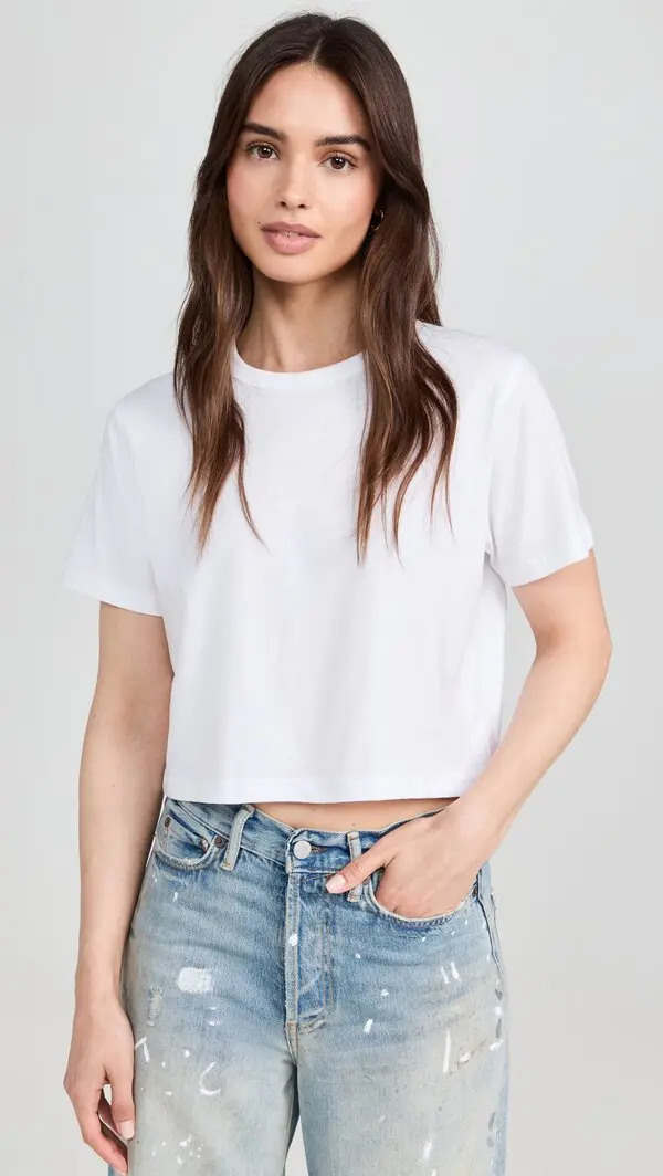 Sold Out NYC Cropped Perfect Tee - White