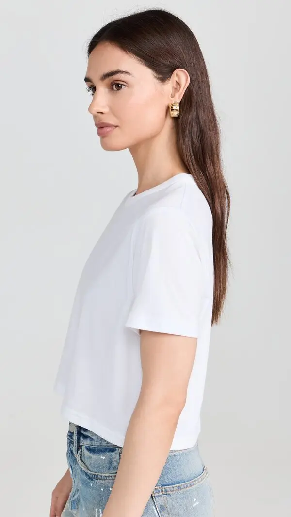 Sold Out NYC Cropped Perfect Tee - White