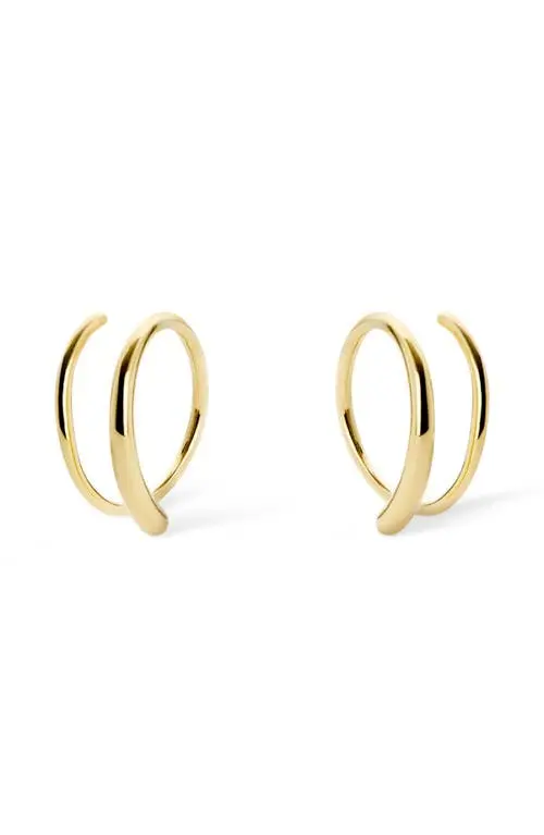 ANA LUISA Harley Double Hoop Earrings - Gold