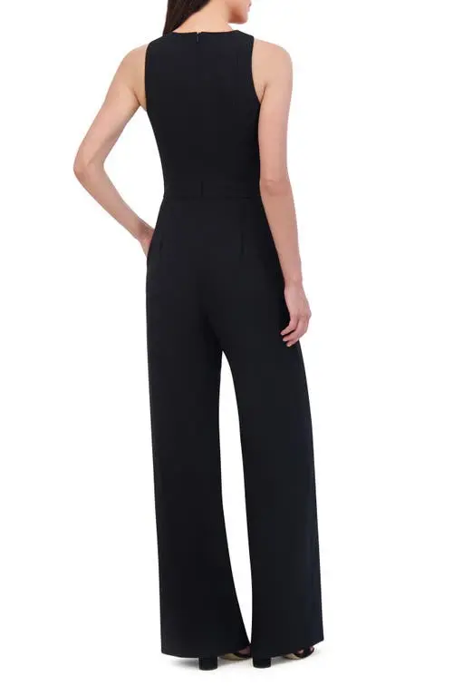 Vince Camuto Signature Cross Neck Jumpsuit