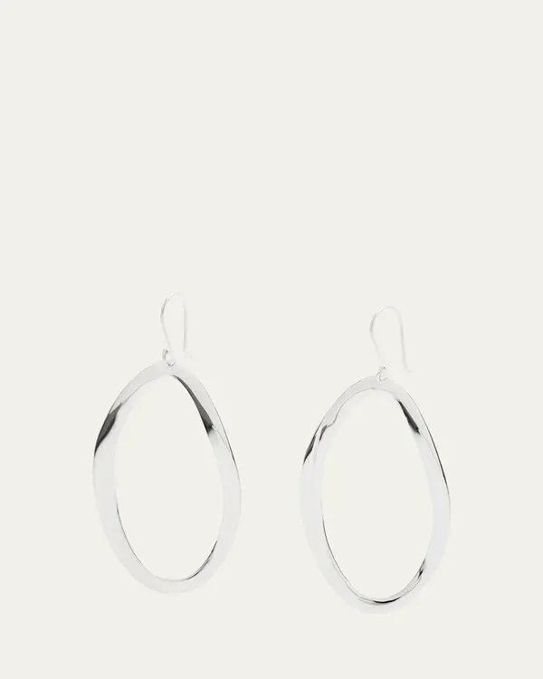Ippolita Sterling Wavy Oval Drop Earrings