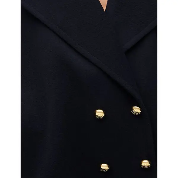 Loewe Pebble Button-embellished Wool Coat