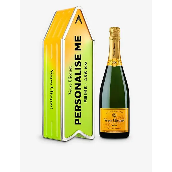 VEUVE CLICQUOT Arrow Brut Nv Champagne With Personalised Tin - One-color