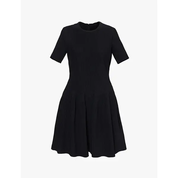 CFCL Hypha Round-neck Ribbed Knitted Mini Dress