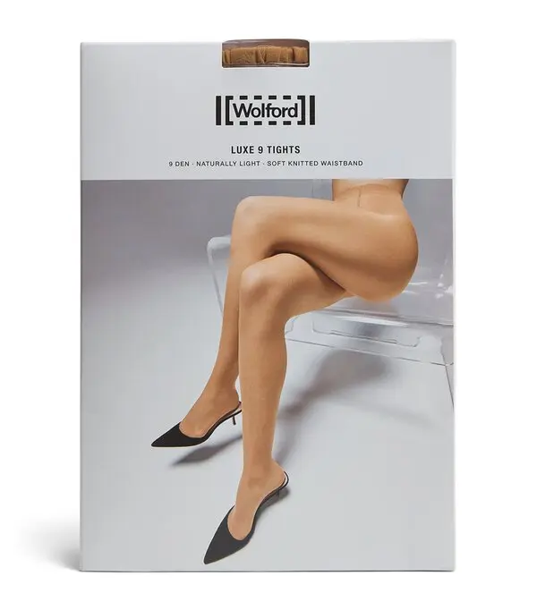 Wolford Luxe 9 Tights - Beige