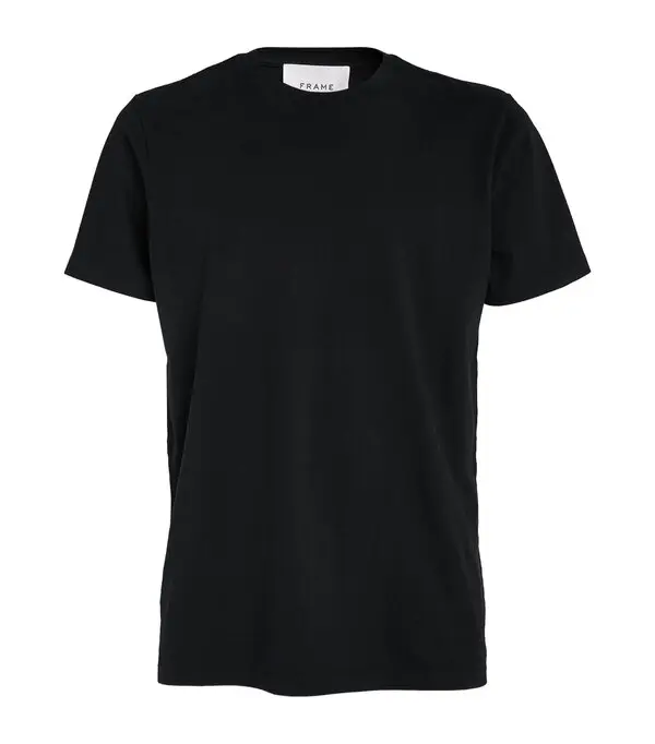 FRAME Cotton T-shirt - Black