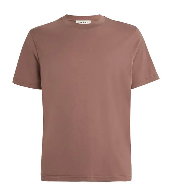 FRAME Cotton T-shirt - Brown