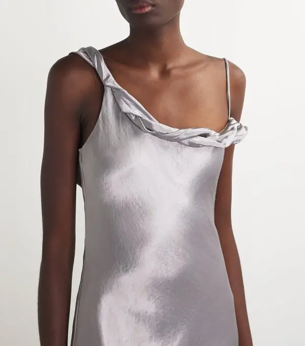 camilla and marc silver dress Camilla and Marc Grazia Midi Dress - SILVER
