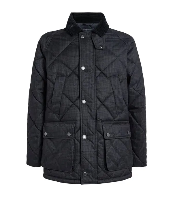 Barbour Check Bedale Quilted Jacket