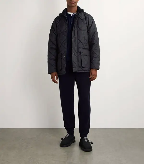 Barbour Check Bedale Quilted Jacket