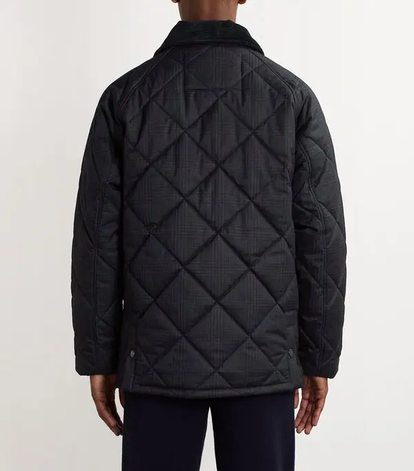 Barbour Check Bedale Quilted Jacket