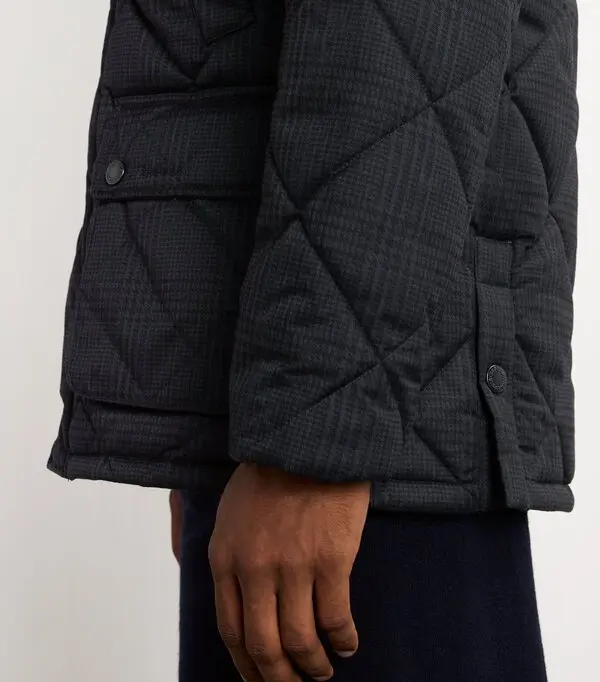 Barbour Check Bedale Quilted Jacket