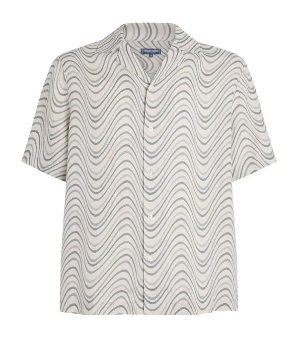 Frescobol Carioca Linen Roberto Shirt - Blue