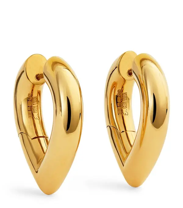 ENGELBERT Big Drop Link Earrings - Gold