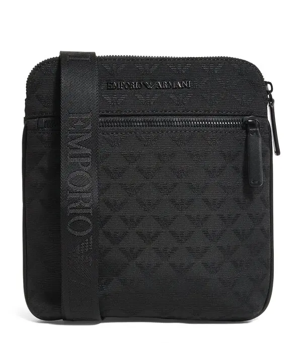 Emporio Armani Logo Cross-body Bag - Black