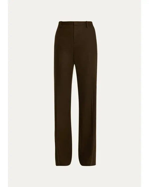 Vince Mid-rise Tailored Flare Pants - Cypress