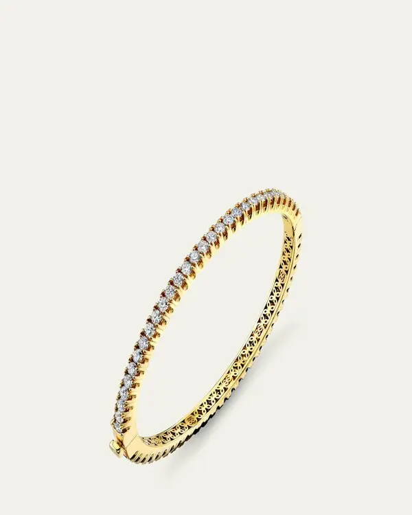 SYDNEY EVAN 14k Yellow Diamond Bangle
