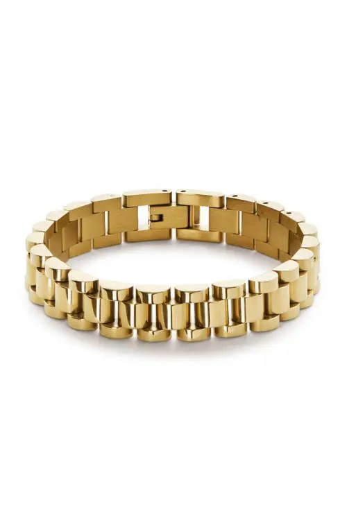 ANA LUISA 14k -plated Watch Strap Bracelet - Gold
